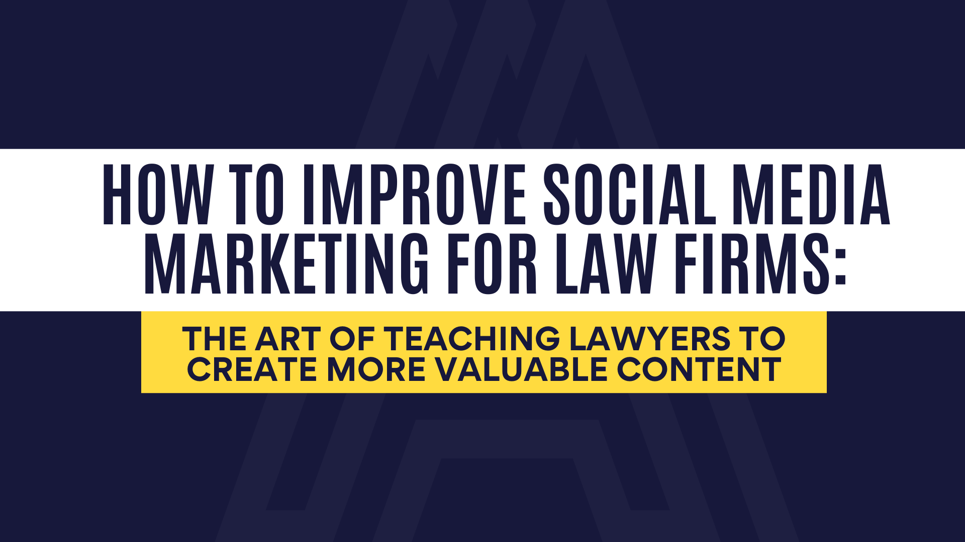 How to Improve Social Media Marketing for Law Firms: The Art of ...